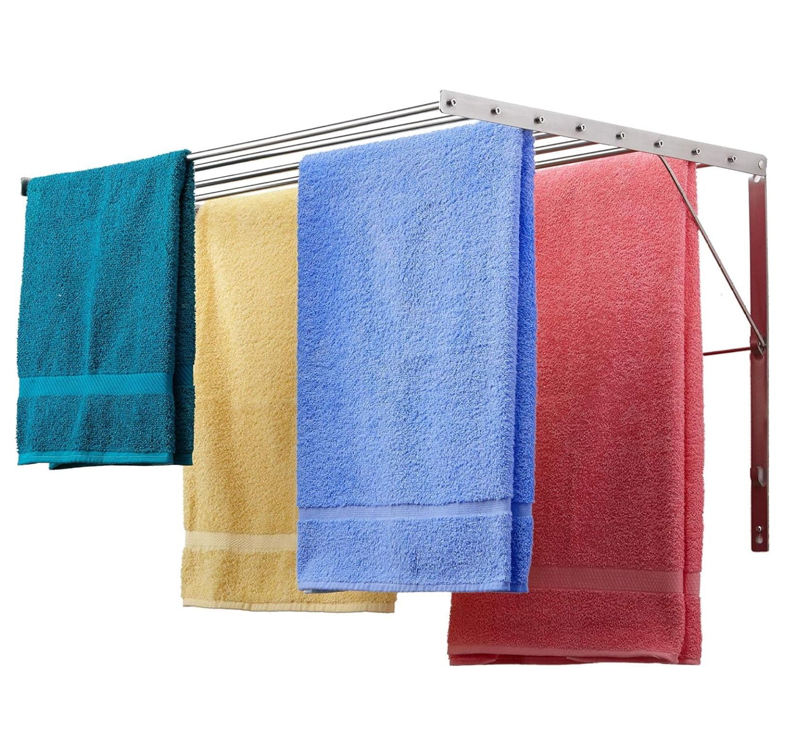 LfucQd | Wall Mounted | Clothes Drying Rack | 30" Wide | 20 Feet ...