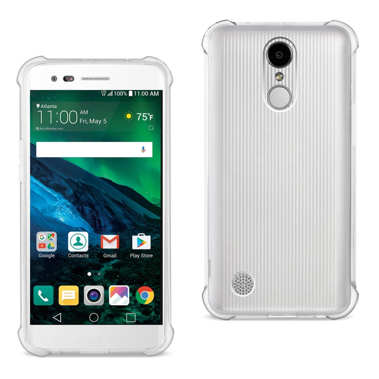 Lg Fortune/ Phoenix 3/ Aristo Clear Bumper Case With Air Cushion ...