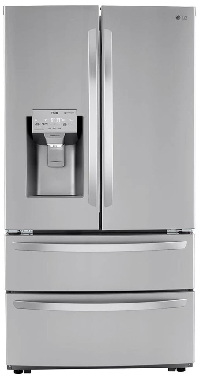 LG 28 cu ft. Smart Double Freezer Refrigerator with Craft Ice(TM ...