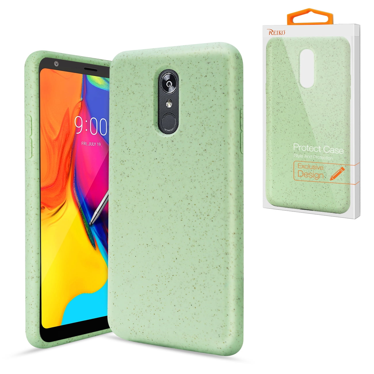 Lg Stylo 5 Wheat Bran Silicone Phone Case In Green - Walmart.com