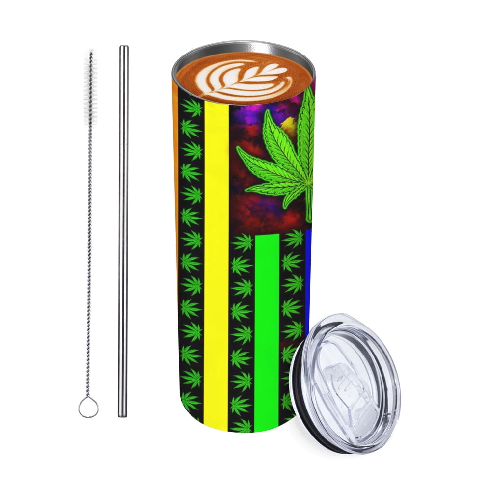 Lgbt Pot For Pride 20oz Coffee Mug Cup,Stainless Steel Thermos Water ...