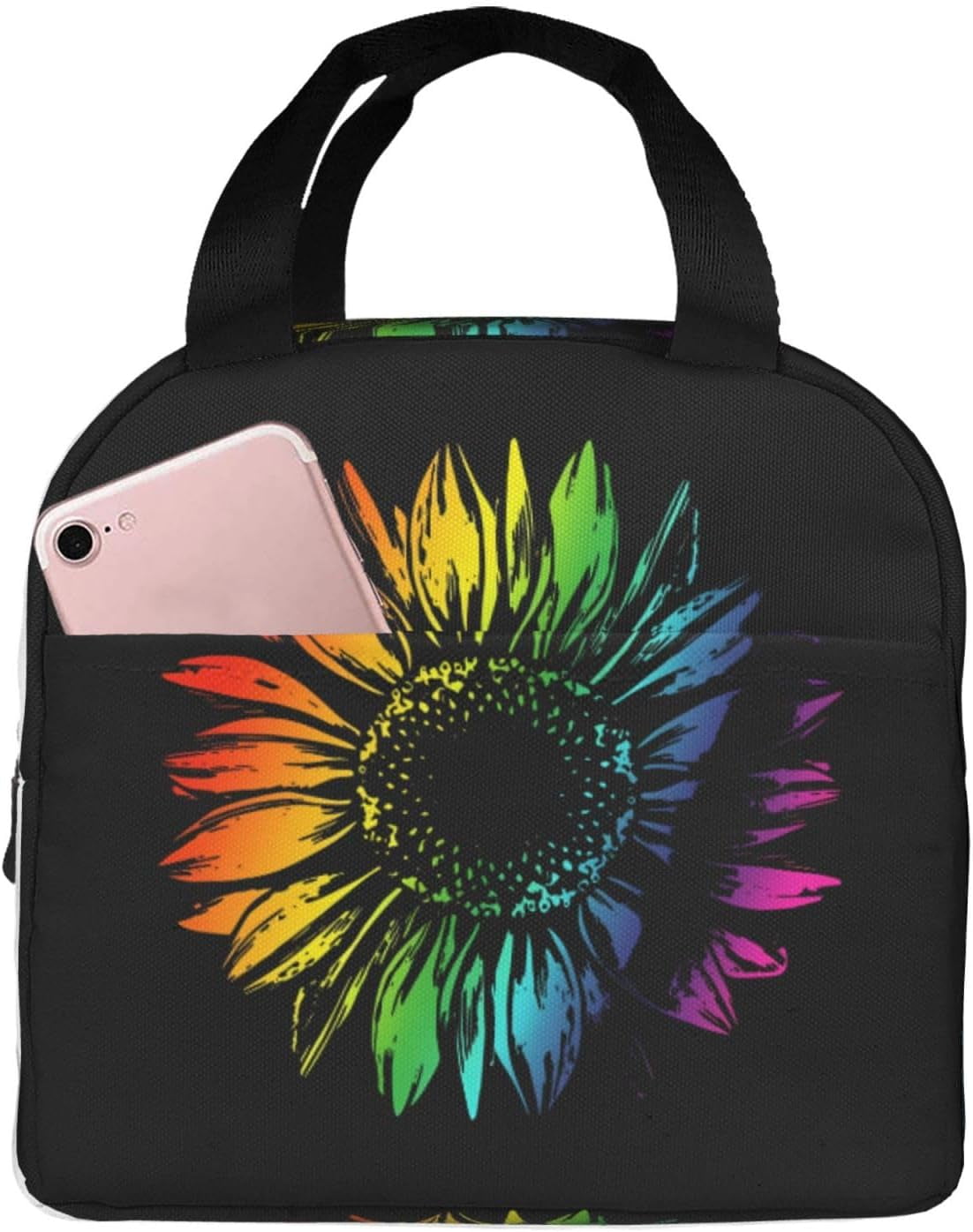 Lgbt Rainbow Gay Pride Flag Sunflowerlunch Box Insulated Lunch Bag ...