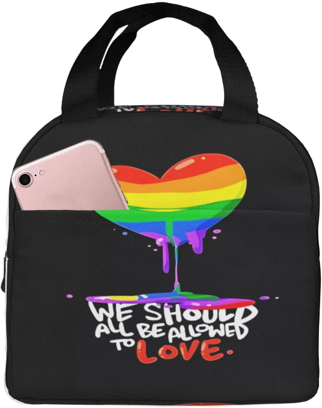 Lgbt Rainbow Gay Pride Flag We Should All Be Allowed To Lovelunch Box