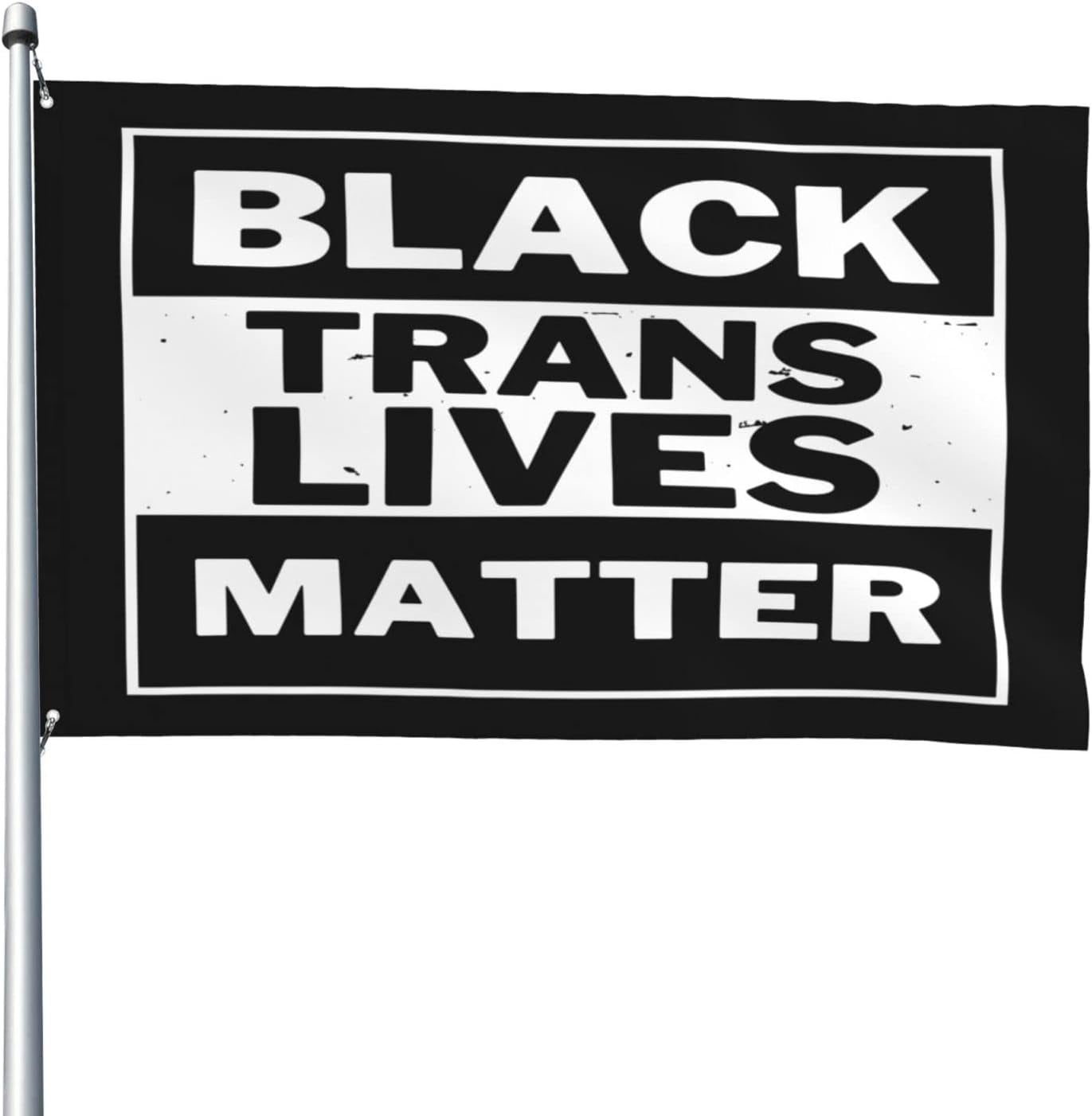 Lgbtq Flag 4x6 Black Trans Lives Matter Flag 4x6 Trans Pride And Lgbtq ...