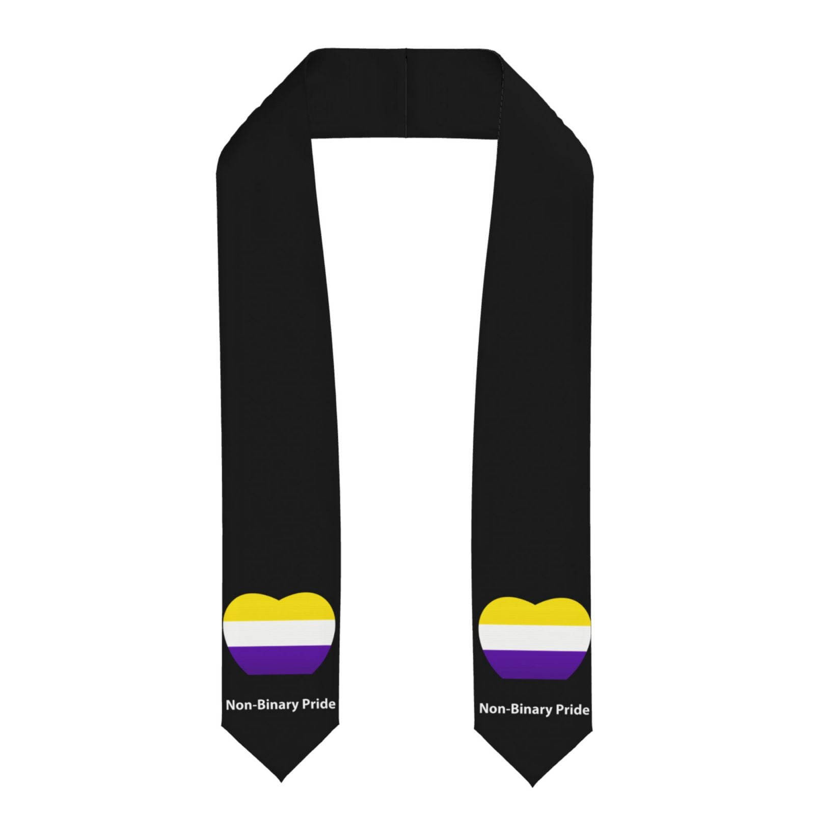 Lgbtq Gay Non-Binary Ally Pride Flag Shawl 36in×5.1in Graduate Honor ...