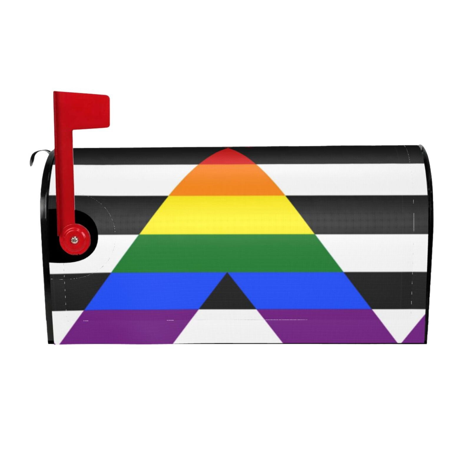 Lgbtq Gay Straight Ally Pride Flag Magnetic Mailbox Cover Post Box For ...