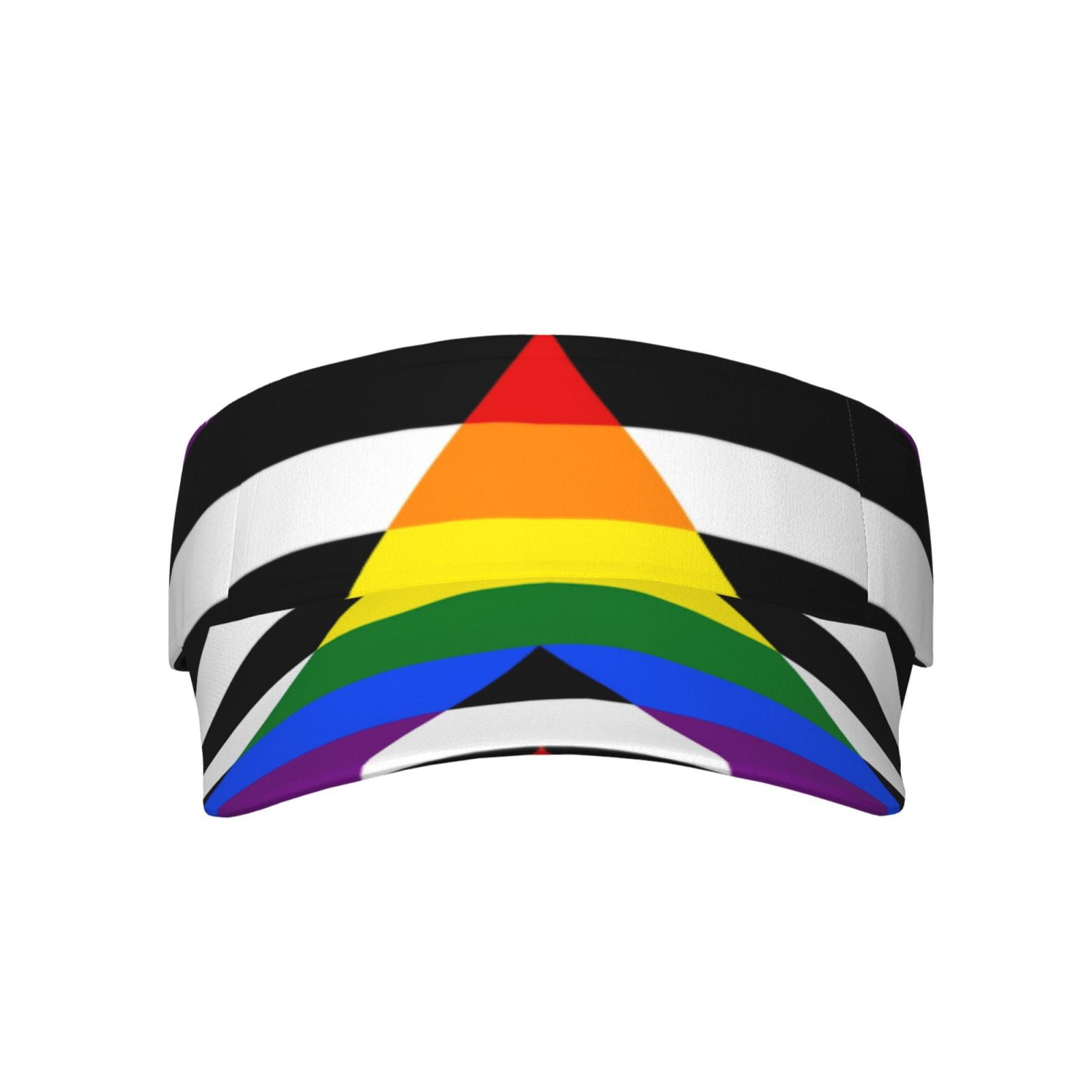 Lgbtq Gay Straight Ally Pride Flag Sport Visor Hat Adjustable Sun Cap ...