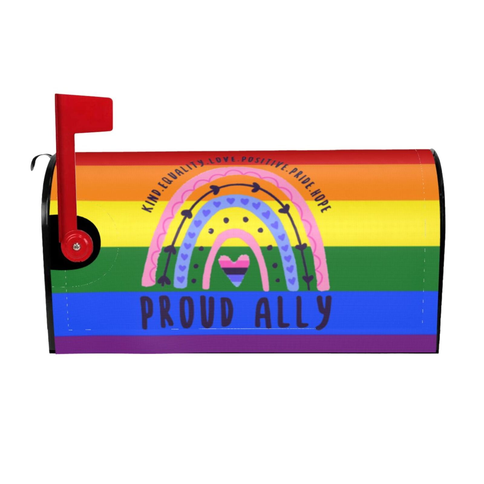 Lgbtq Omnisexual Pride Magnetic Mailbox Cover Post Box For Outside ...