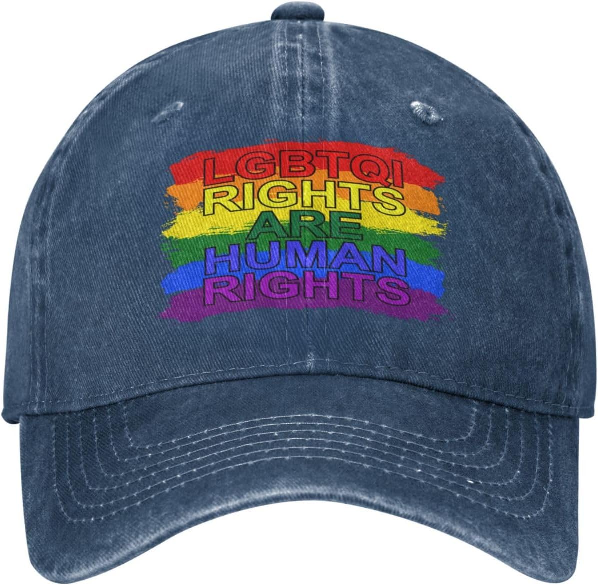 Lgbtqi Rights are Human Rights LGBTQ Rights are Human Rights LBGT Transgender Trucker Hat Dad ...