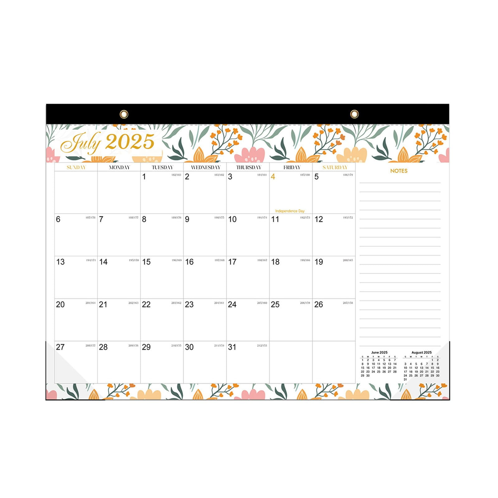 Lggsban Desk Calendar 2025-2026, 21 Months Calendar Runs from April ...