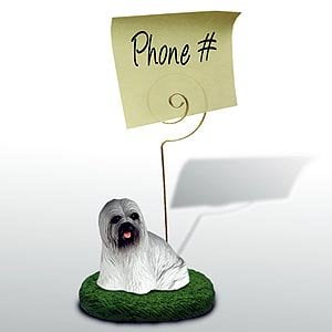 Lhasa Apso Note Holder (Gray) - Walmart.com