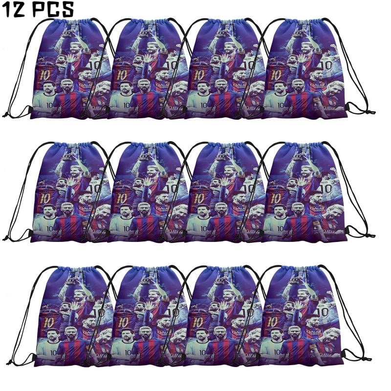 Lheaggik 12 packs Football Star candy drawstring bag drawstring goodie ...