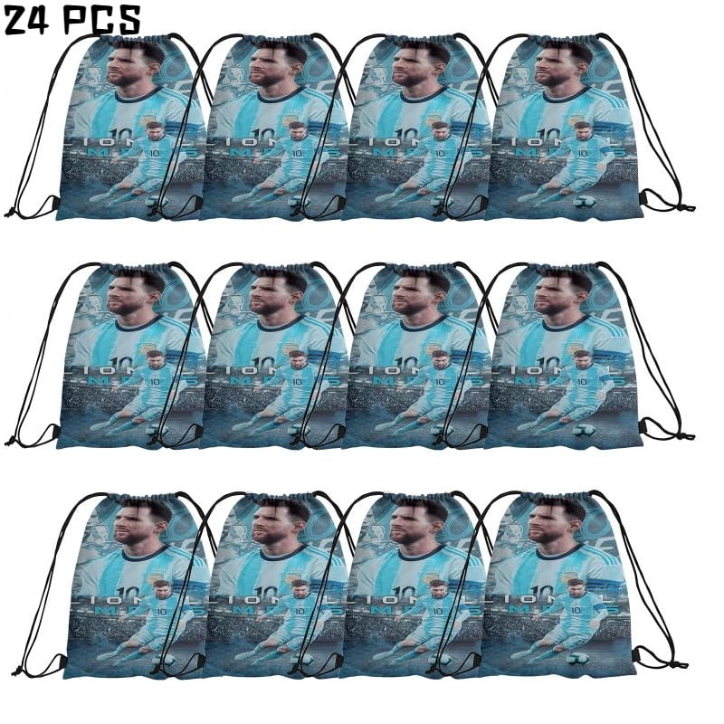 Lheaggik 24 packs Football Star candy drawstring bag drawstring goodie ...