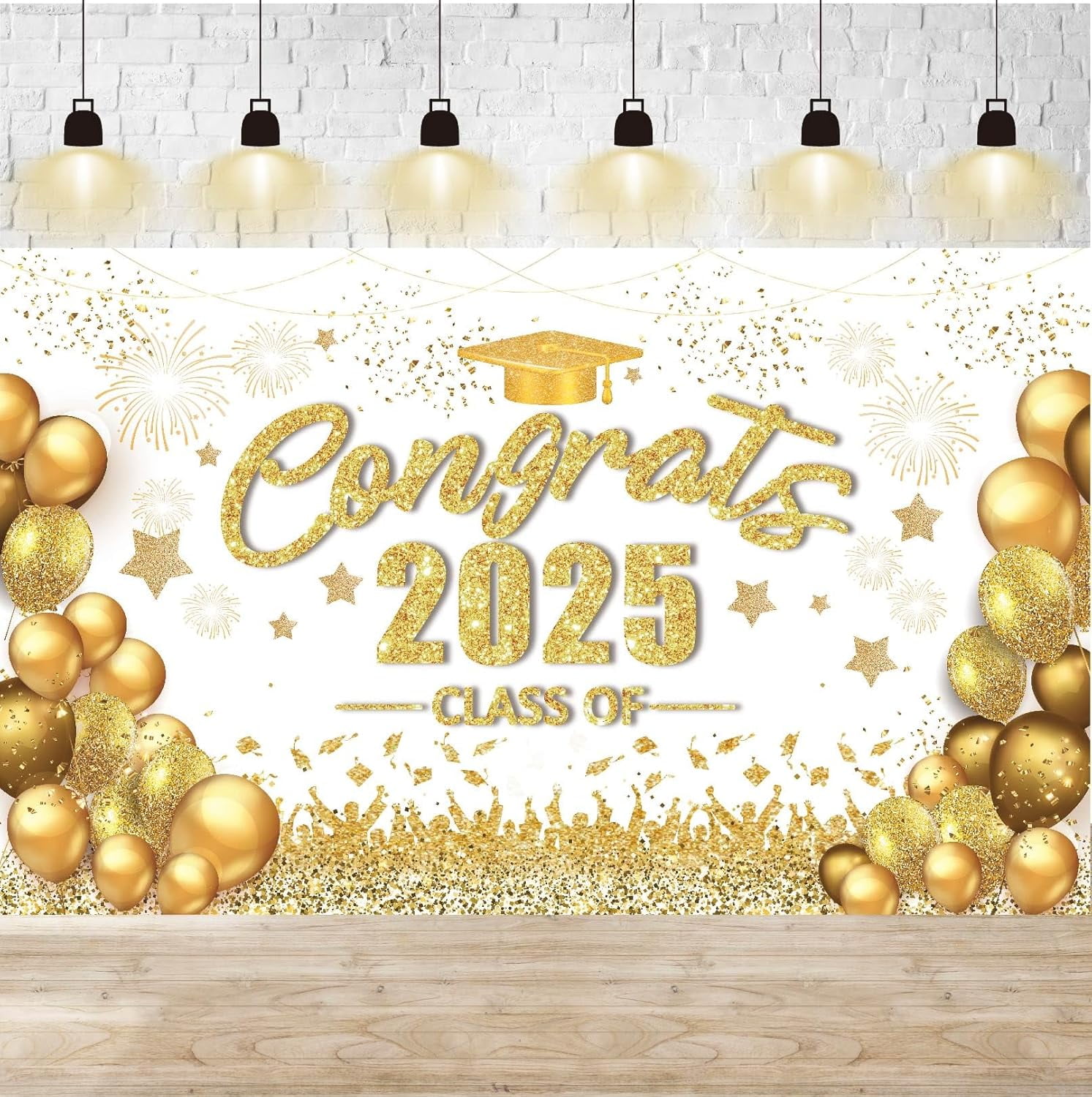 Lheaggik Class of 2025 Banner Congrats Graduation Decorations - Large ...