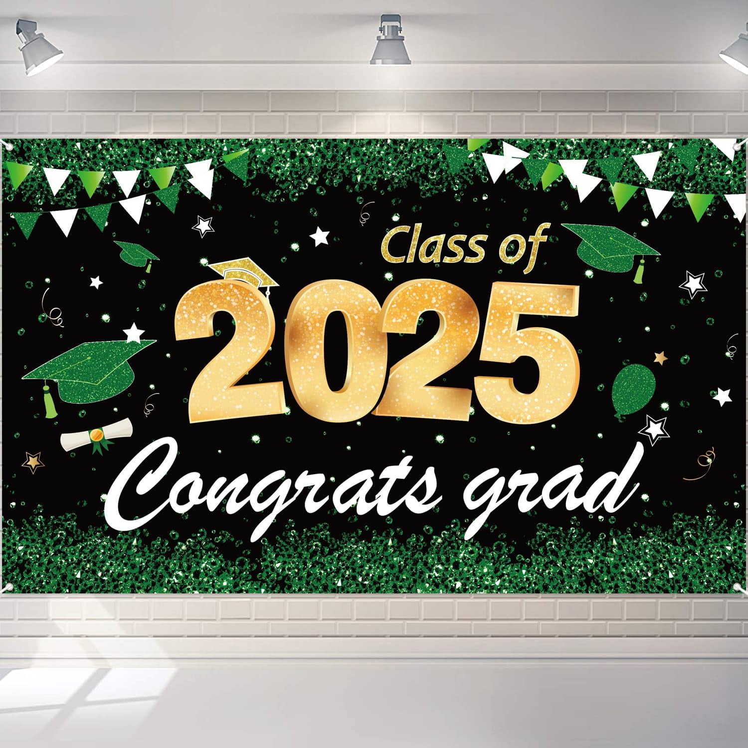 Lheaggik Class of 2025 Banner Backdrop | Graduation Party Decorations ...