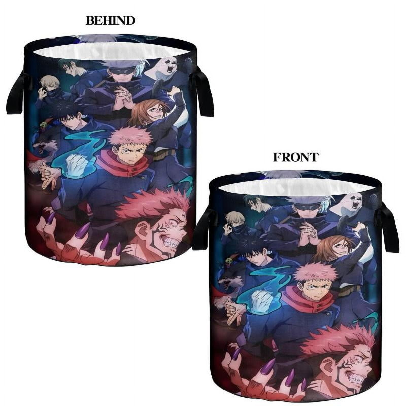 Lheaggik Jujutsu Kaisen Large Laundry Hamper, Collapsible Anime Laundry ...