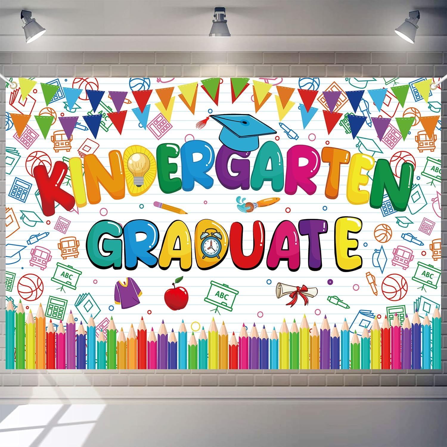 Lheaggik Kindergarten Graduate Decorations Large Kindergarten Graduate ...