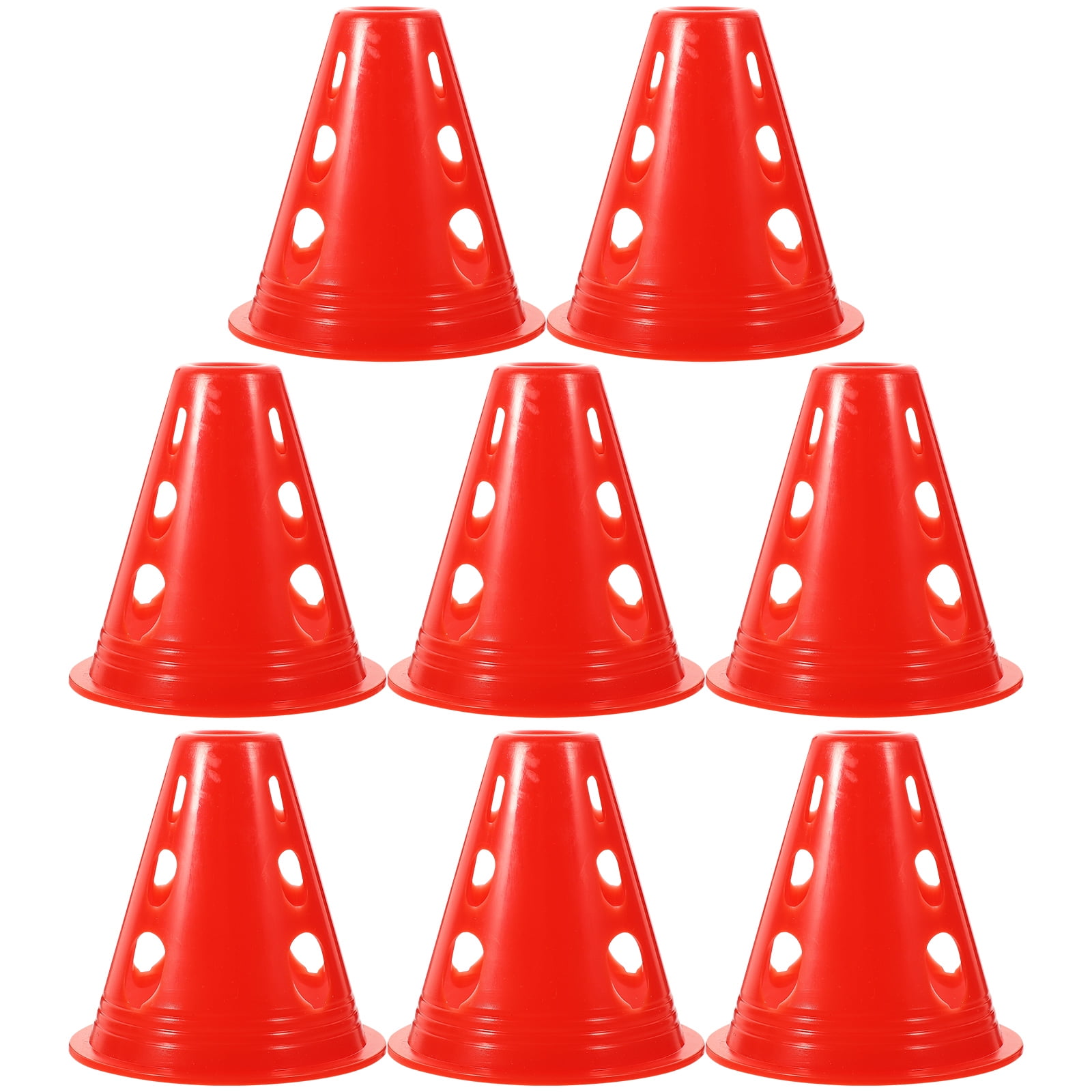 Lhio 20pcs Roller Skating Piles Cones Small Road Blocks Skating Marker ...