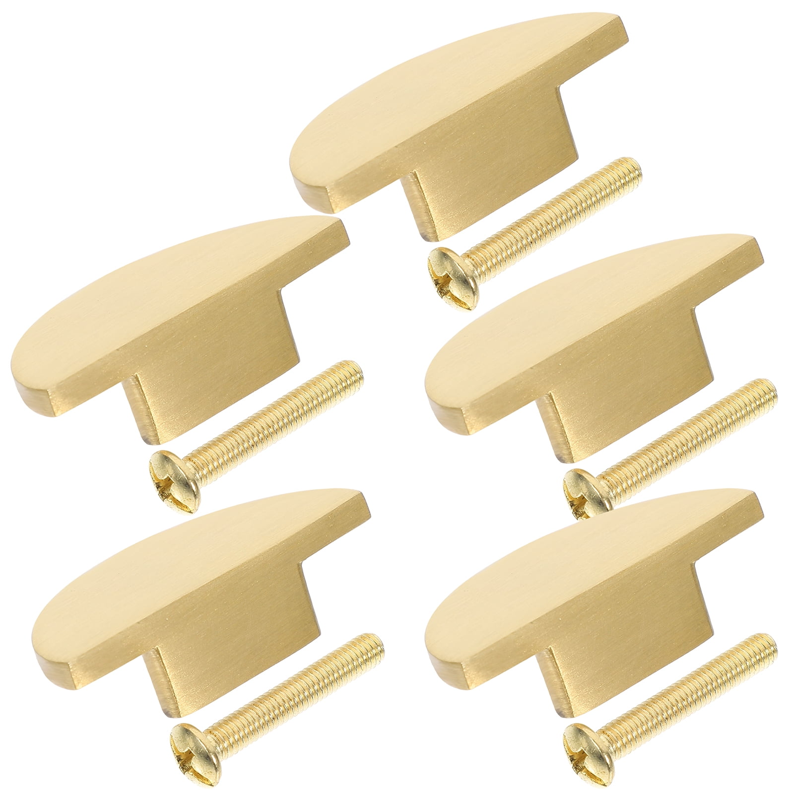 Lhio 5 Pcs Drawer Handle Knobs Dresser Doorknob Handles Gold Golden ...