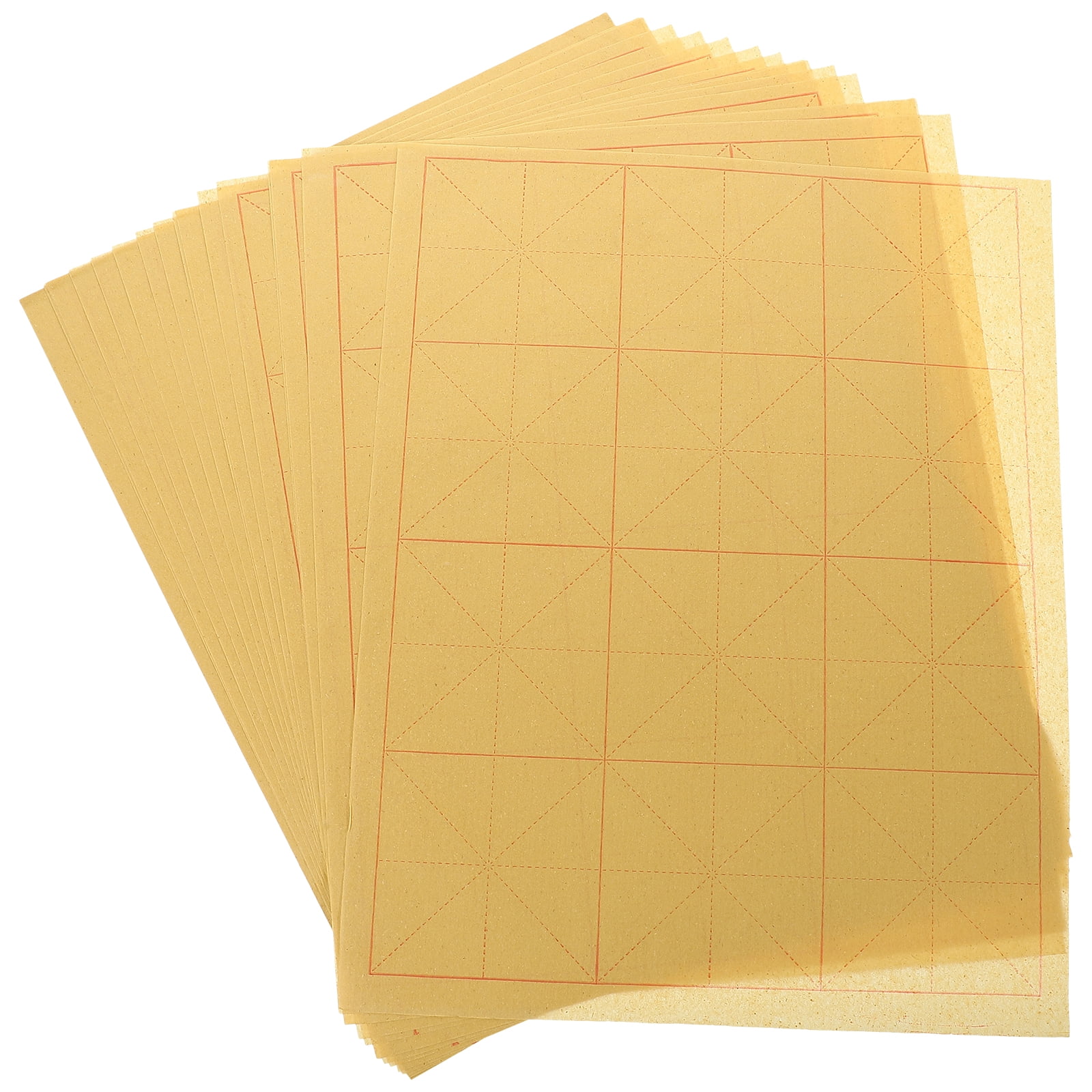 Lhio 80 Sheets Papers 9cm Rice Grid Calligraphy Practice for - Walmart.com