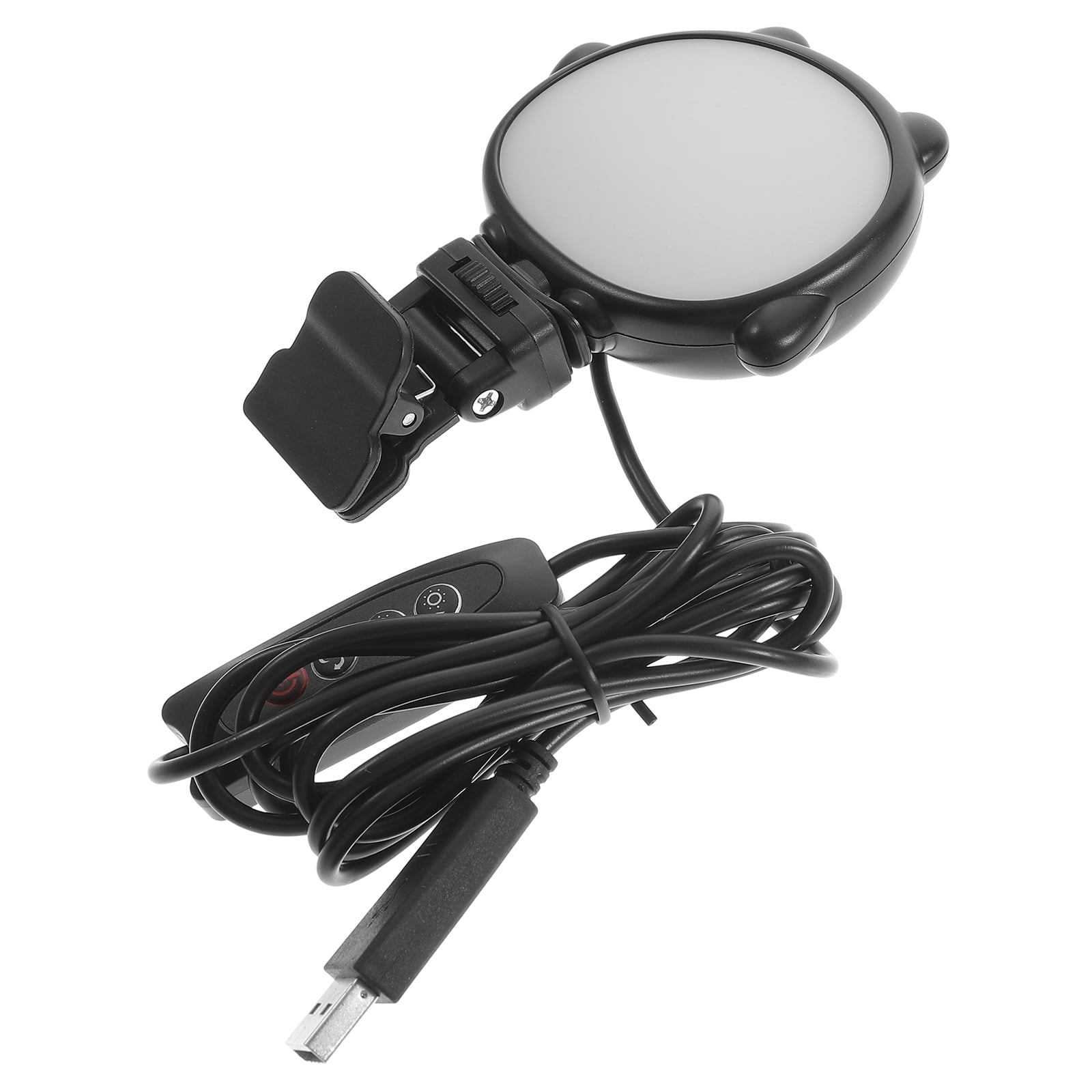 Lhio LED Selfie Light Camera for Computer Adjustable Lighting Video ...