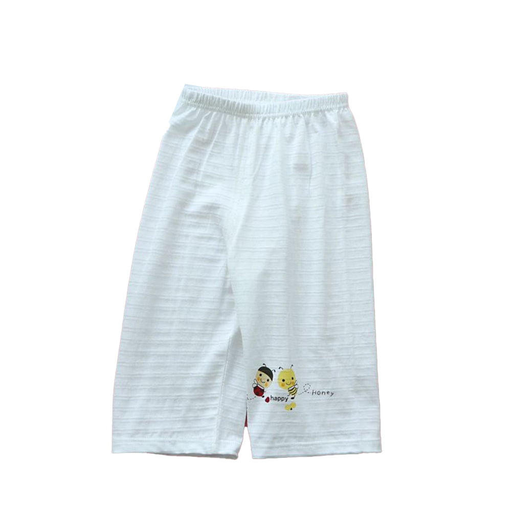 FLMEI Boys Girls Pajama Pants for Baby Kids Unisex Cotton Capris Pant 2 ...