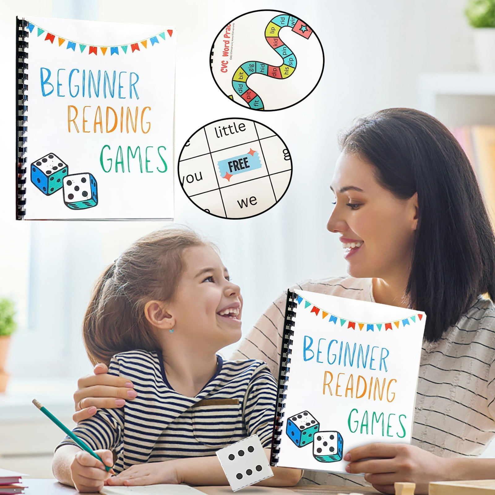 Lhxiqxz Beginner Reader Game Learn To Read Vocabulary For 1st 2nd 3rd ...