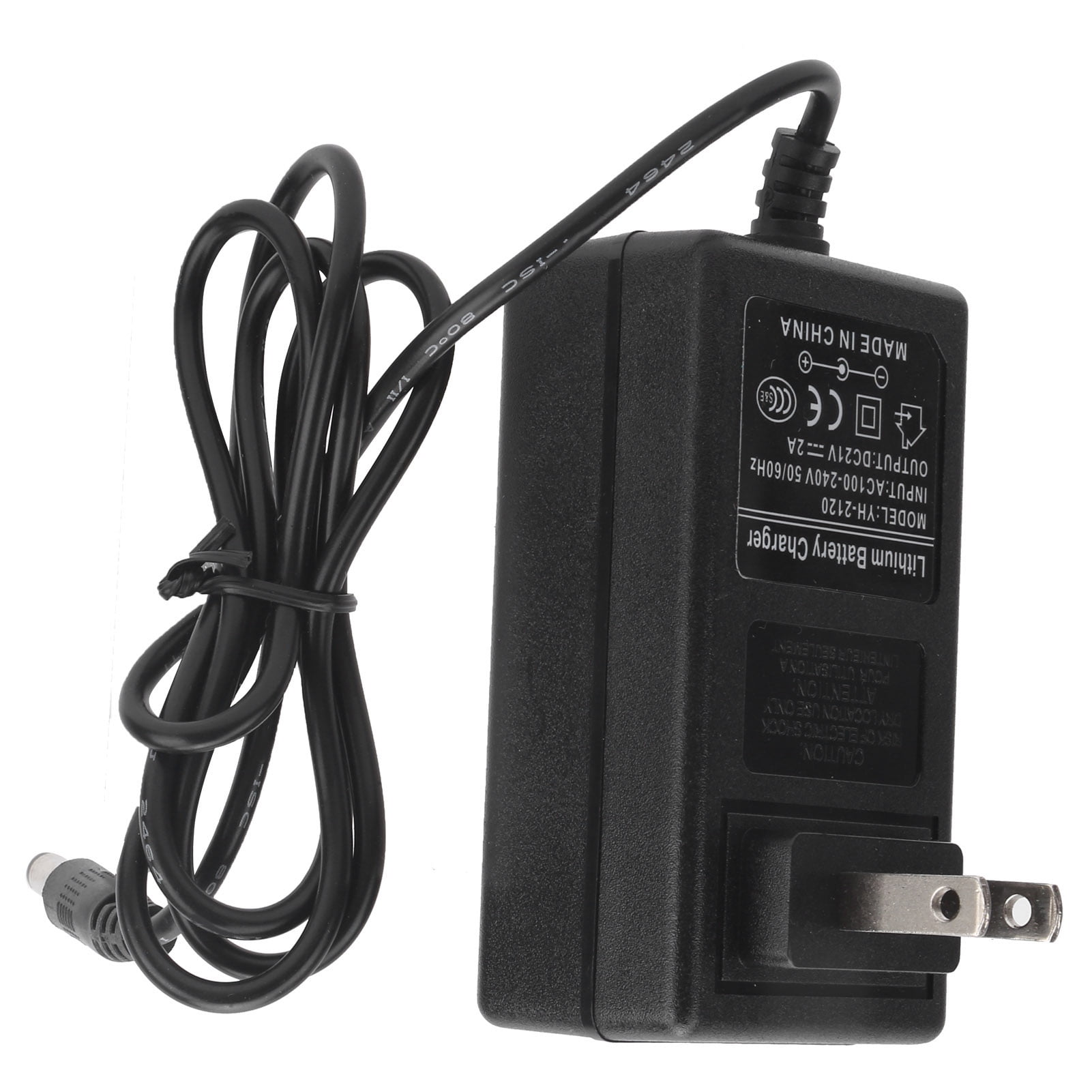 Tebru Lithium Battery Charger, 21V 2A Intelligent AC Adapter ...