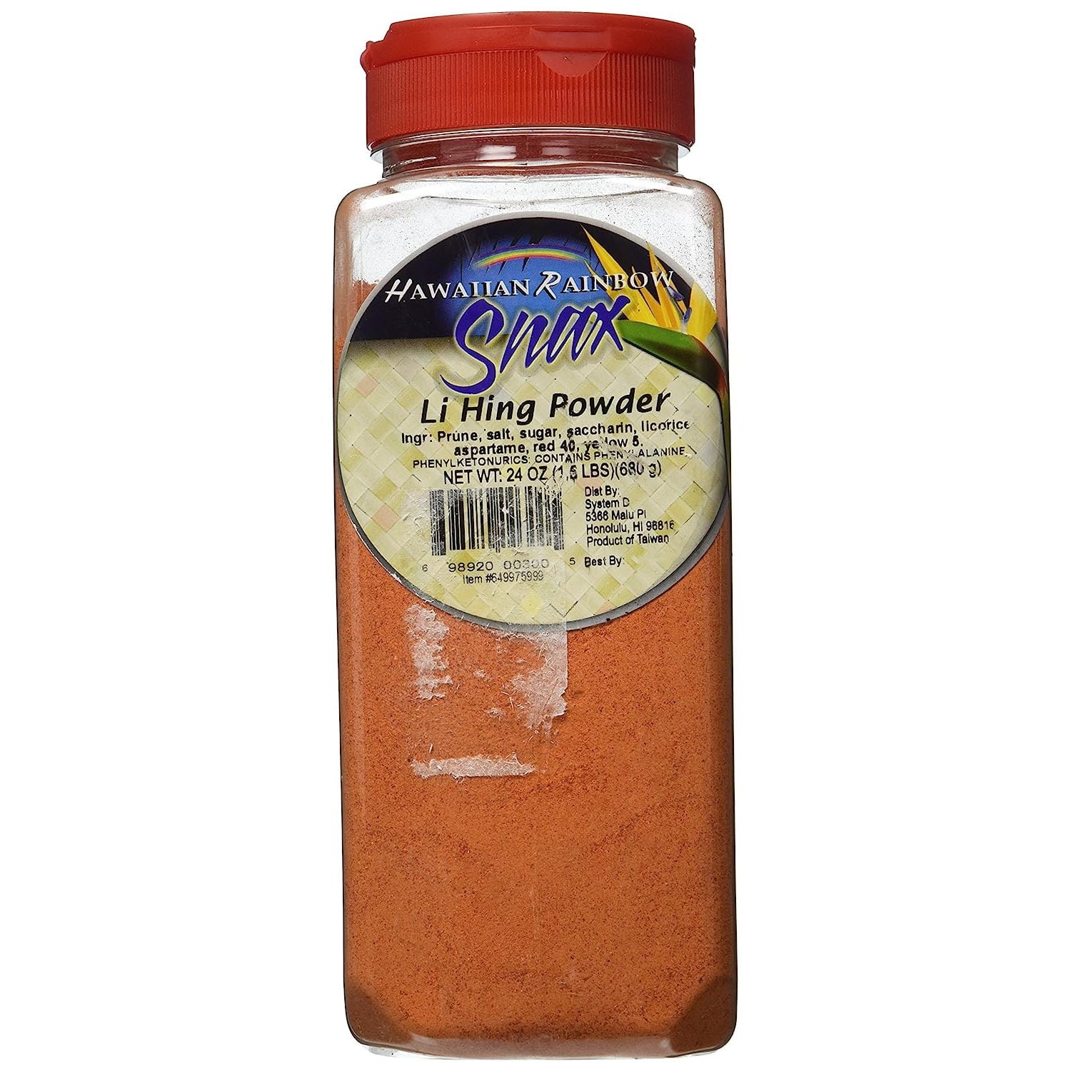 Li Hing Mui Plum Powder 24 Ounce Jar 1.5 Pounds - Walmart.com