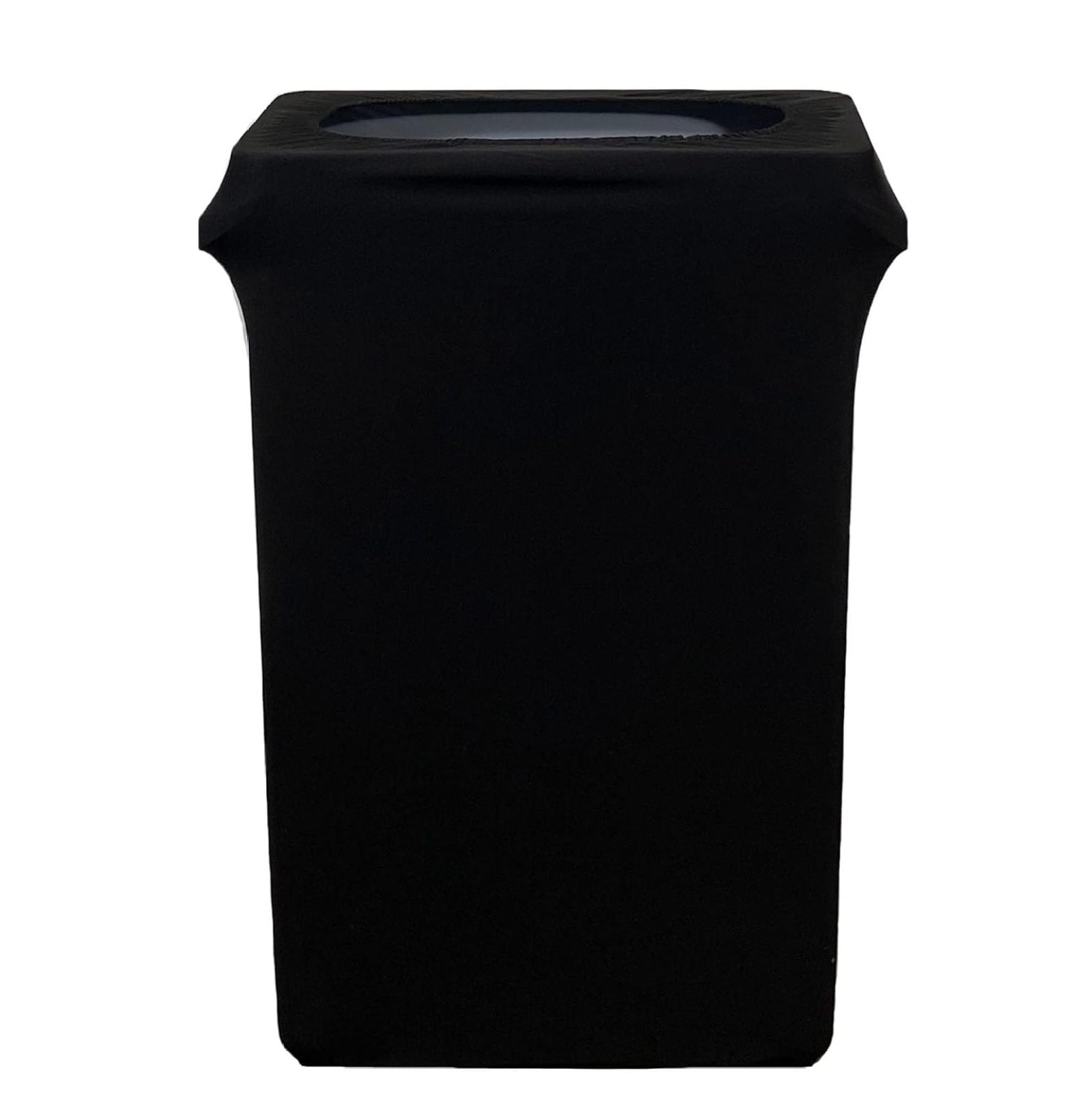 Li Jin Peng - 23 Gallon Spandex Slim Jim Narrow Trash Can Cover - Black ...