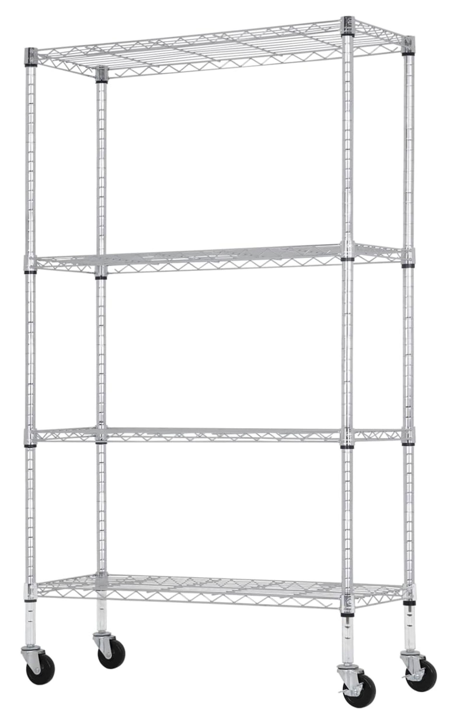Li Jin Peng 4-Tier Adjustable Shelf Shelving Unit Shelves Shelf Heavy ...