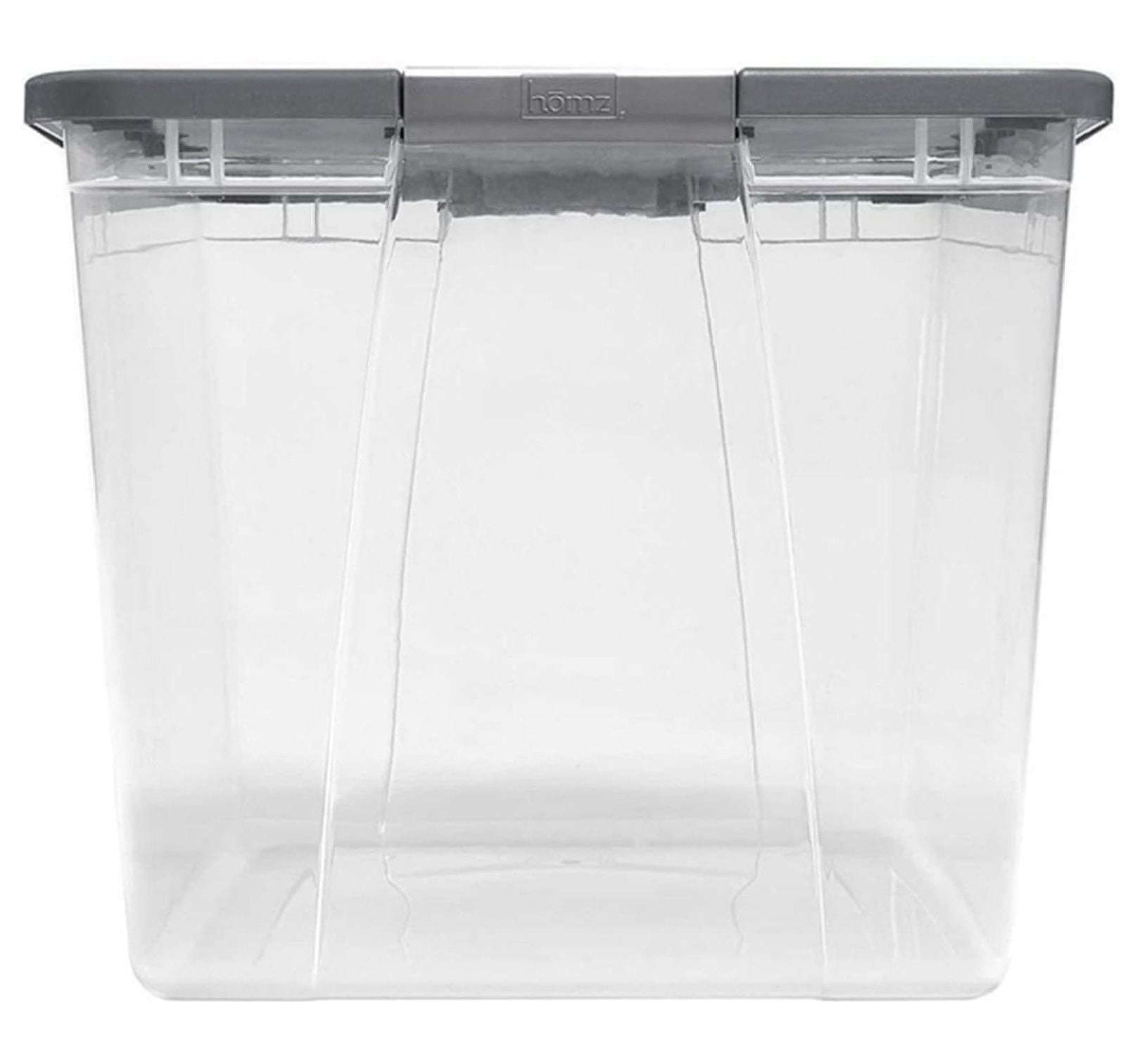 Li Jin Peng 64-Quart Clear Plastic Stackable Storage Bin with Lid Container Box with Latching ...