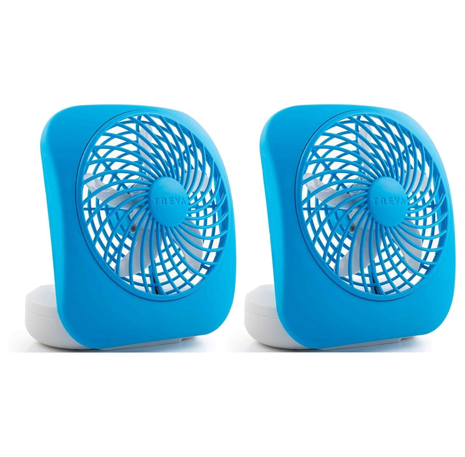 Li Jin Peng Treva 5 Inch Battery Powered Fan Portable Desk Fan 2 Cooling Speeds with Compact ...