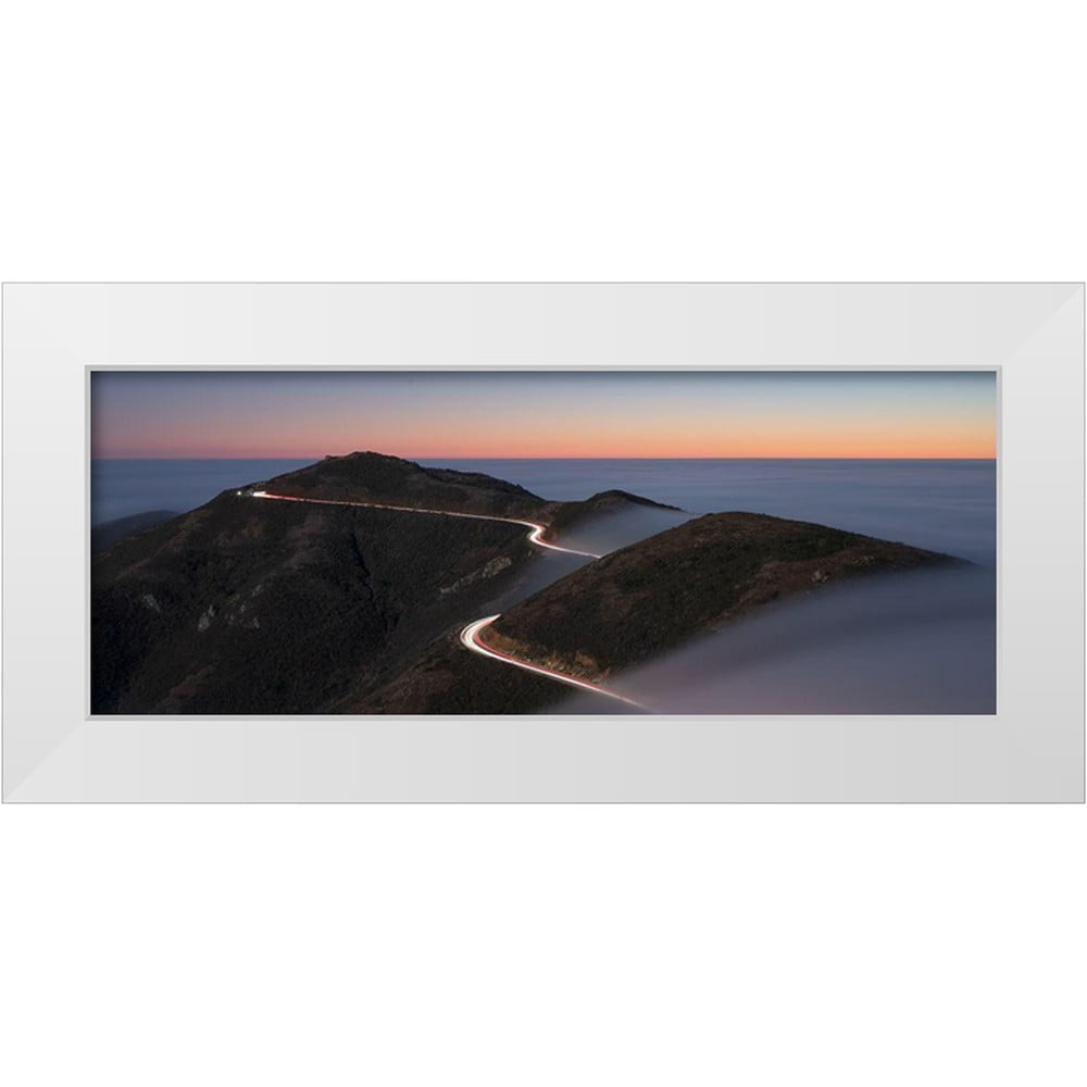 Li, Jinghua 14x8 White Modern Wood Framed Museum Art Print Titled ...