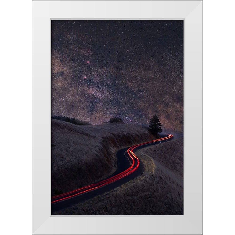 Li, Jinghua 23x32 White Modern Wood Framed Museum Art Print Titled ...