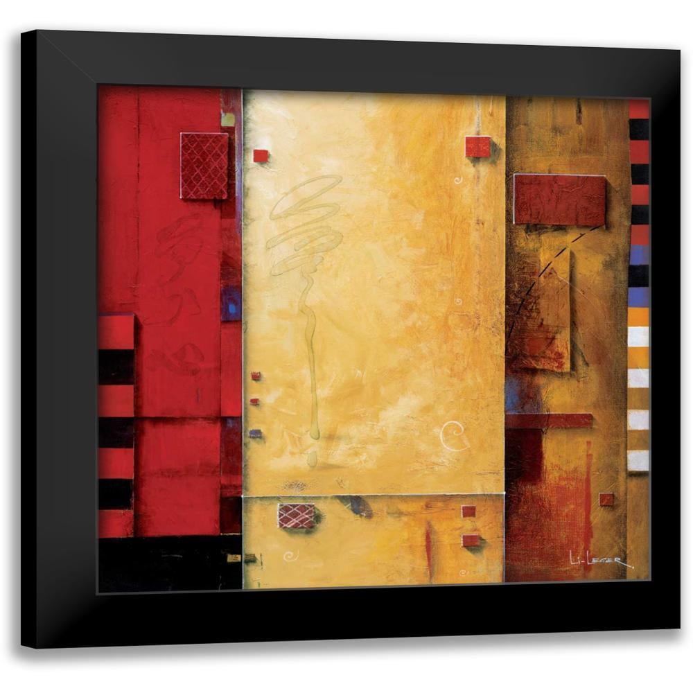 Li-Leger, Don 12x12 Black Modern Framed Museum Art Print Titled - Joie ...