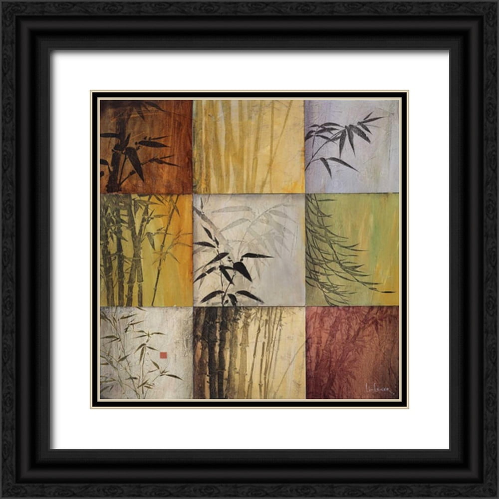 Li-Leger, Don 12x12 Black Ornate Wood Framed with Double Matting Museum ...