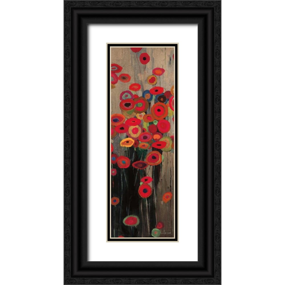 Li-Leger, Don 13x32 Black Ornate Wood Framed with Double Matting Museum ...