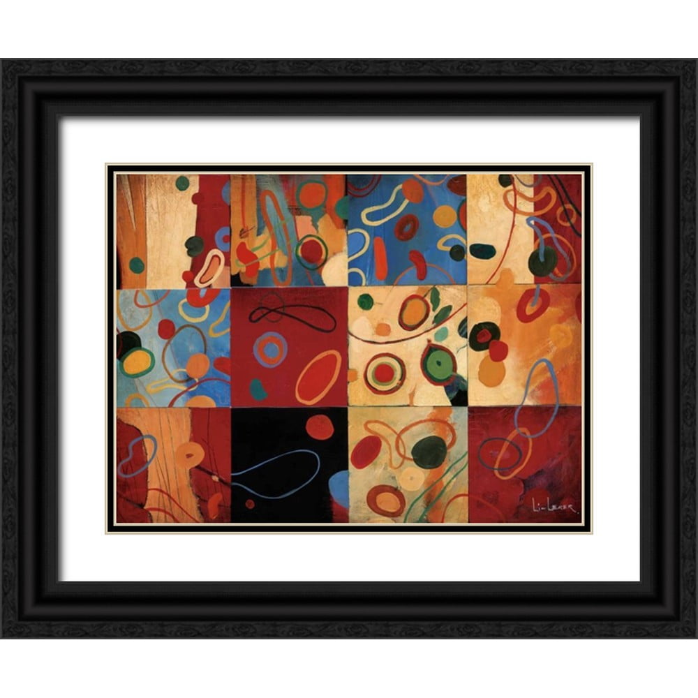 Li-Leger, Don 14x12 Black Ornate Wood Framed with Double Matting Museum ...