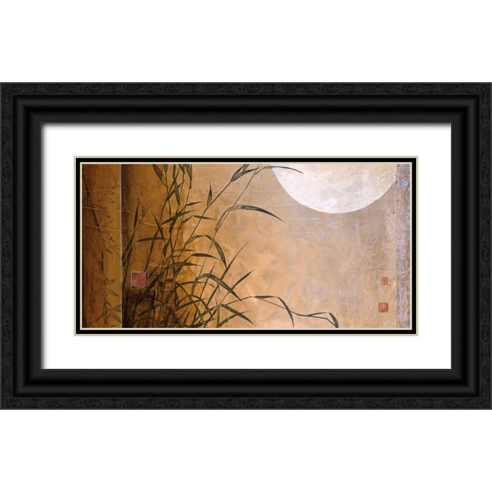 Li-Leger, Don 14x9 Black Ornate Wood Framed with Double Matting Museum ...