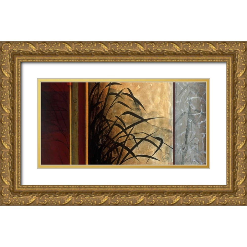 Li-Leger, Don 14x9 Gold Ornate Wood Framed with Double Matting Museum ...