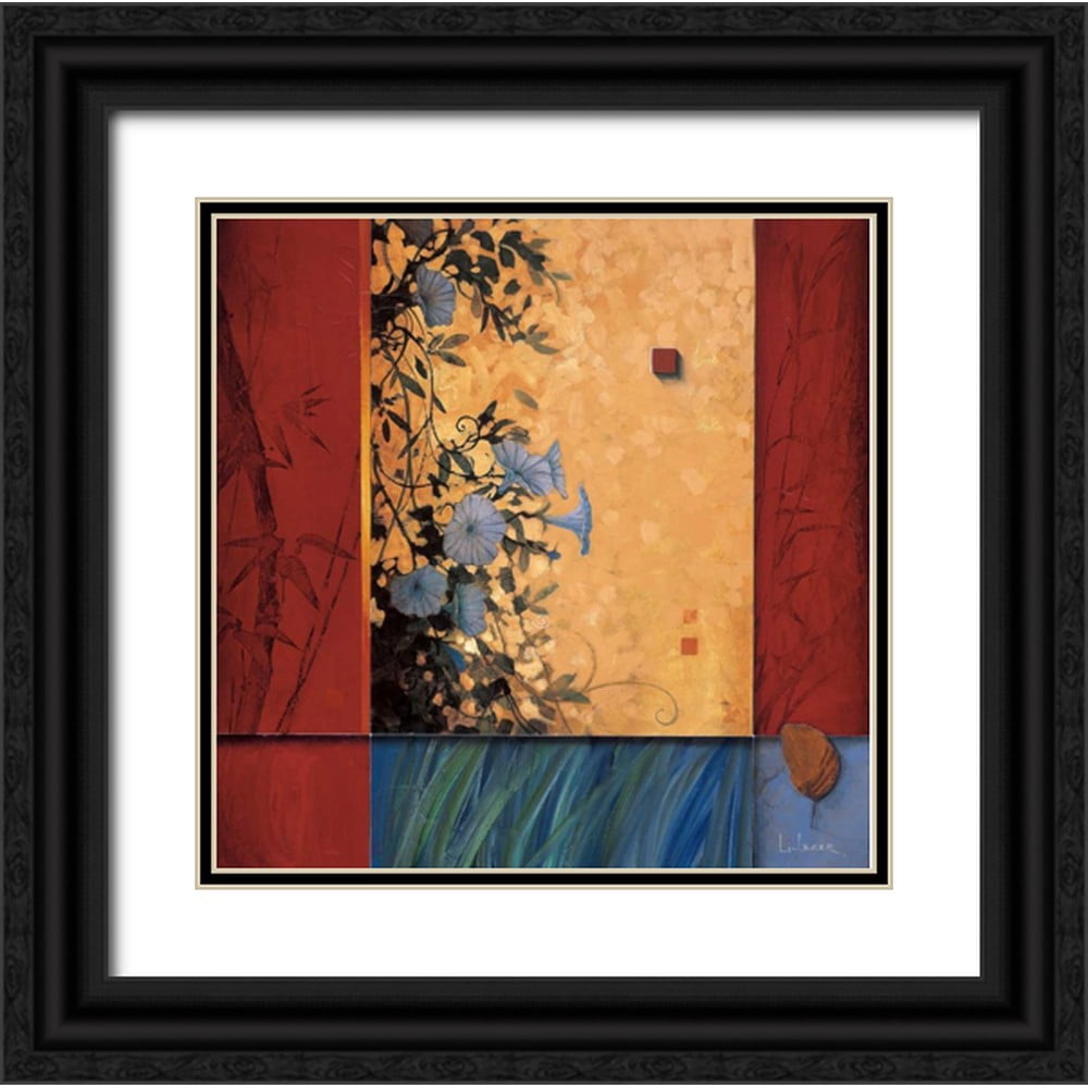 Li-Leger, Don 15x15 Black Ornate Wood Framed with Double Matting Museum ...
