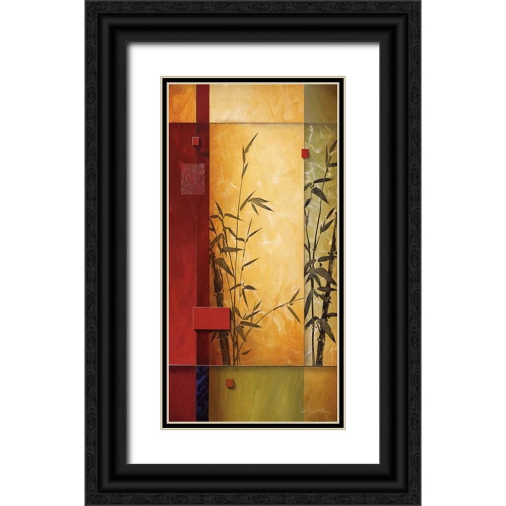 Li-Leger, Don 18x32 Black Ornate Wood Framed with Double Matting Museum ...