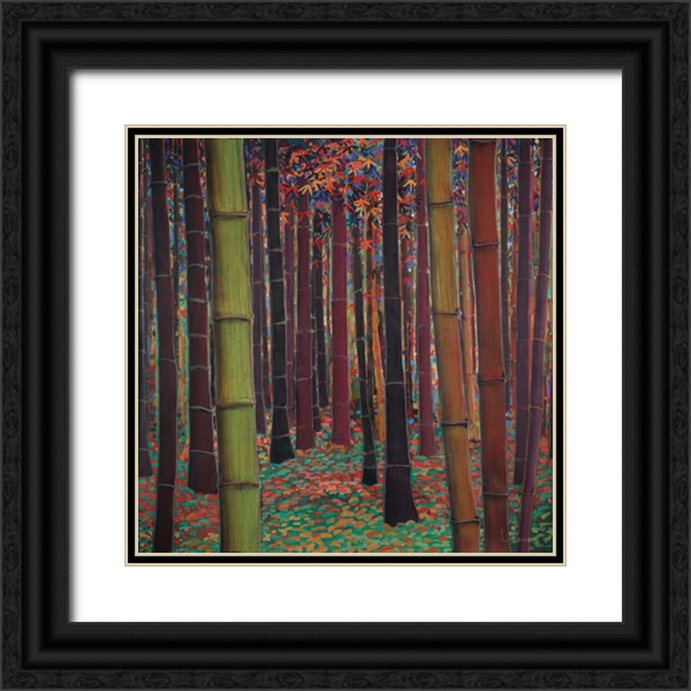 Li-Leger, Don 20x20 Black Ornate Wood Framed with Double Matting Museum ...