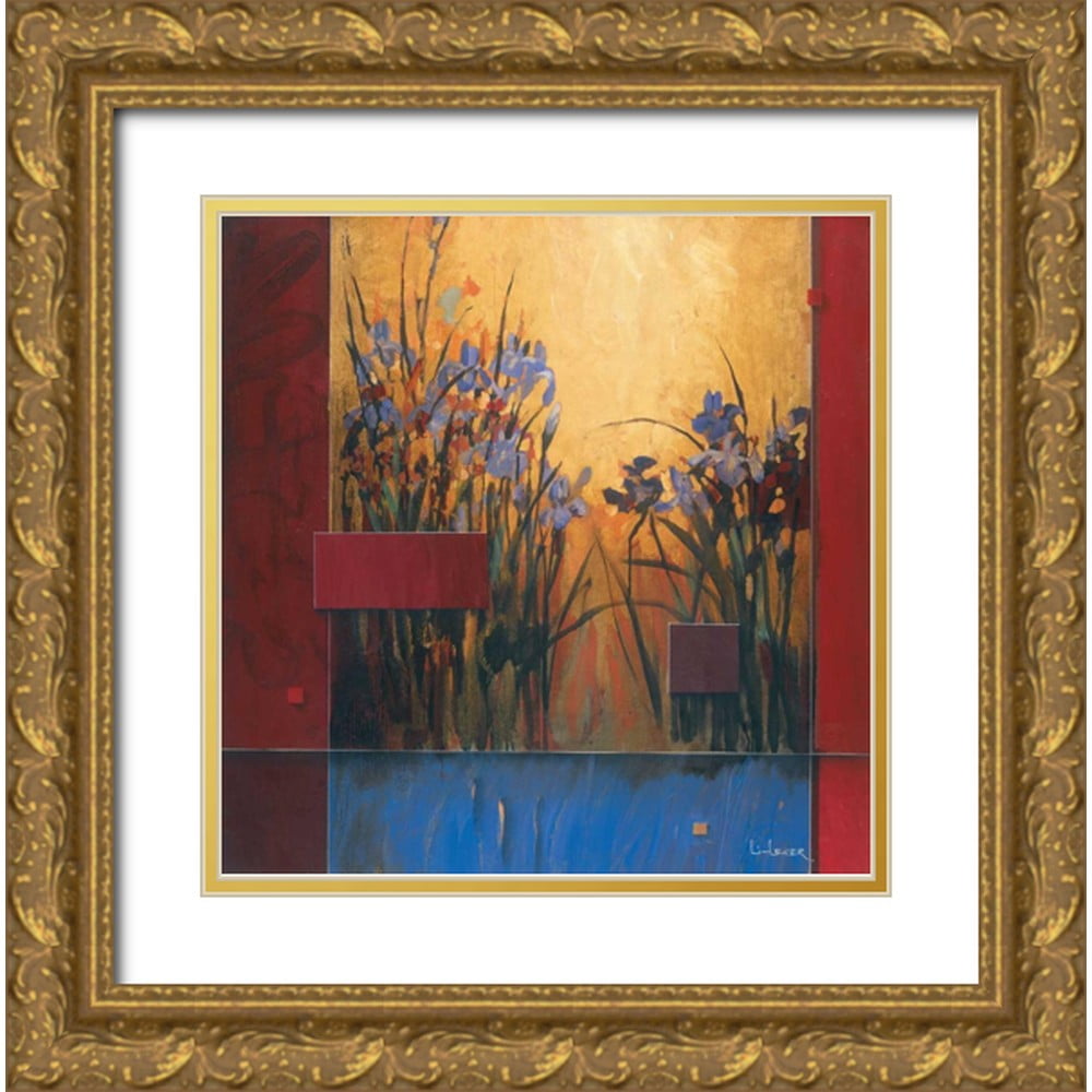Li-Leger, Don 20x20 Gold Ornate Wood Framed with Double Matting Museum ...