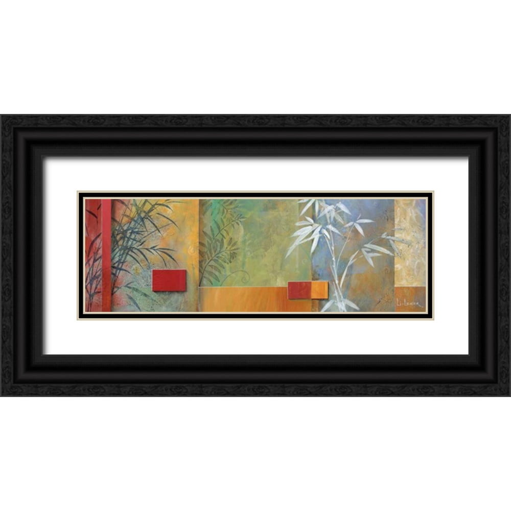 Li-Leger, Don 24x11 Black Ornate Wood Framed with Double Matting Museum ...