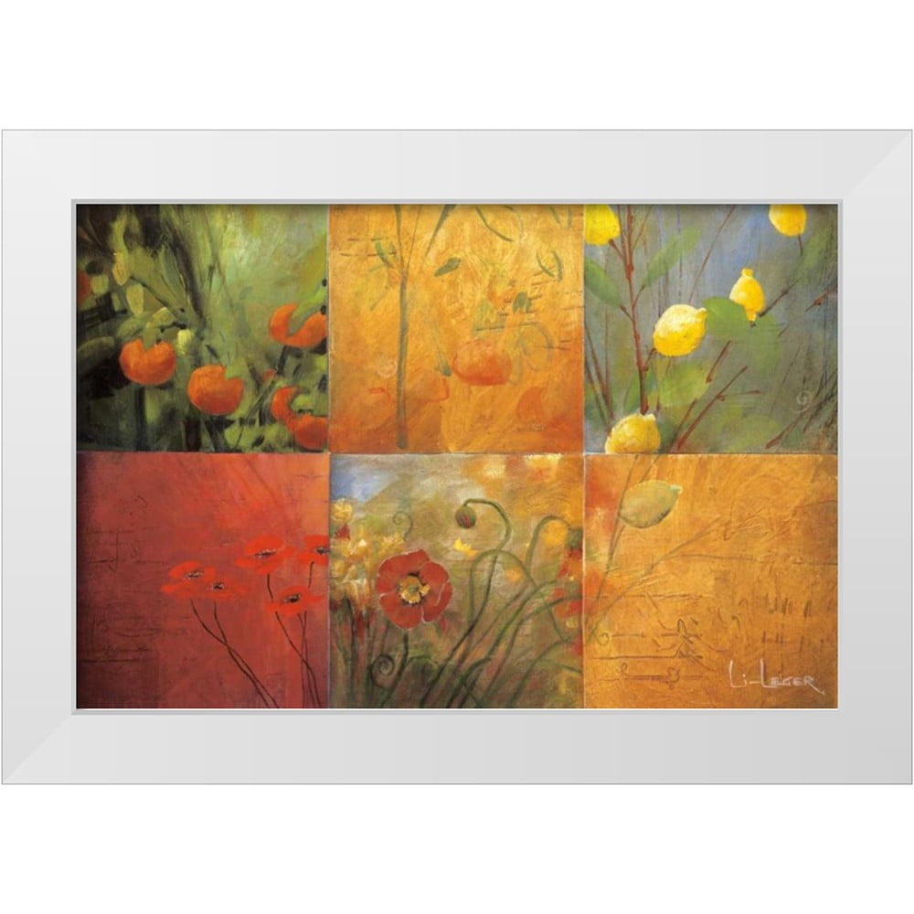 Li-Leger, Don 24x17 White Modern Wood Framed Museum Art Print Titled ...
