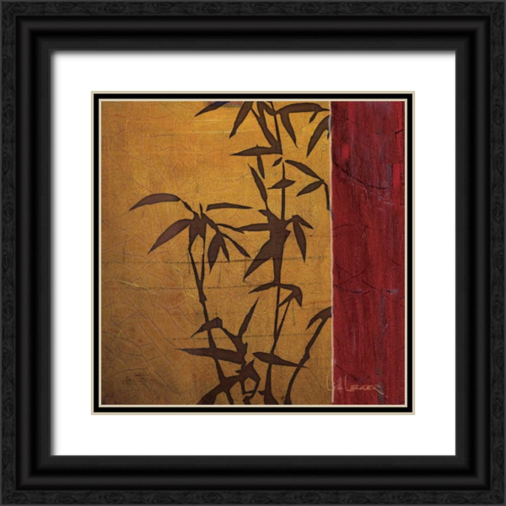 Li-Leger, Don 26x26 Black Ornate Wood Framed with Double Matting Museum ...