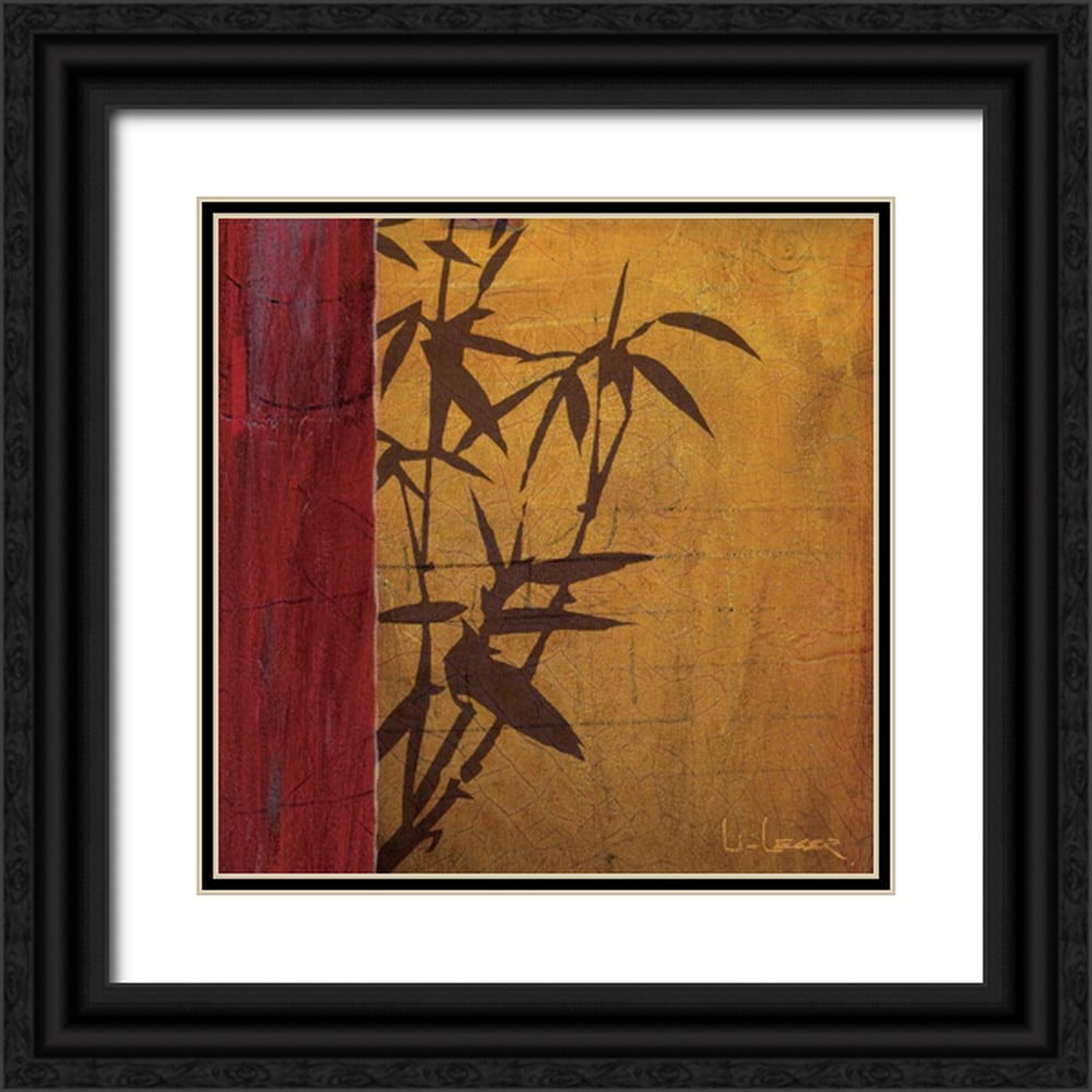 Li-Leger, Don 26x26 Black Ornate Wood Framed with Double Matting Museum ...