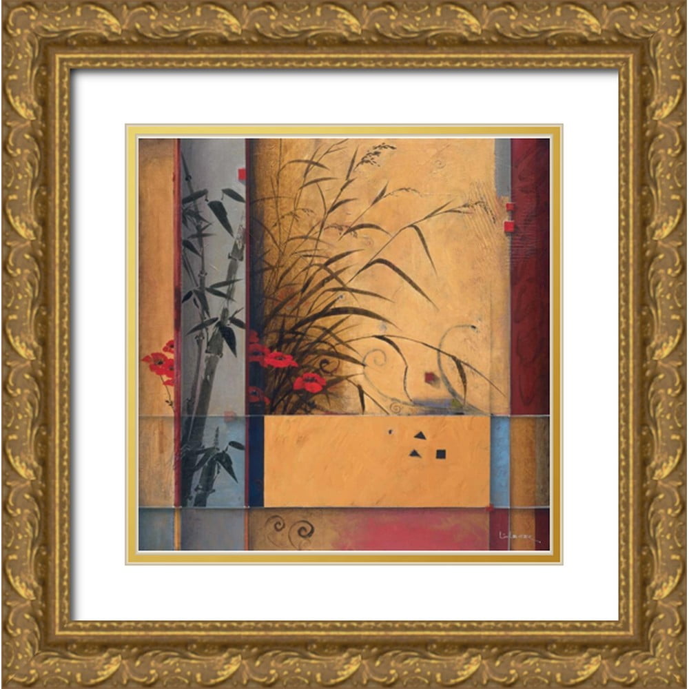 Li-Leger, Don 26x26 Gold Ornate Wood Framed with Double Matting Museum ...